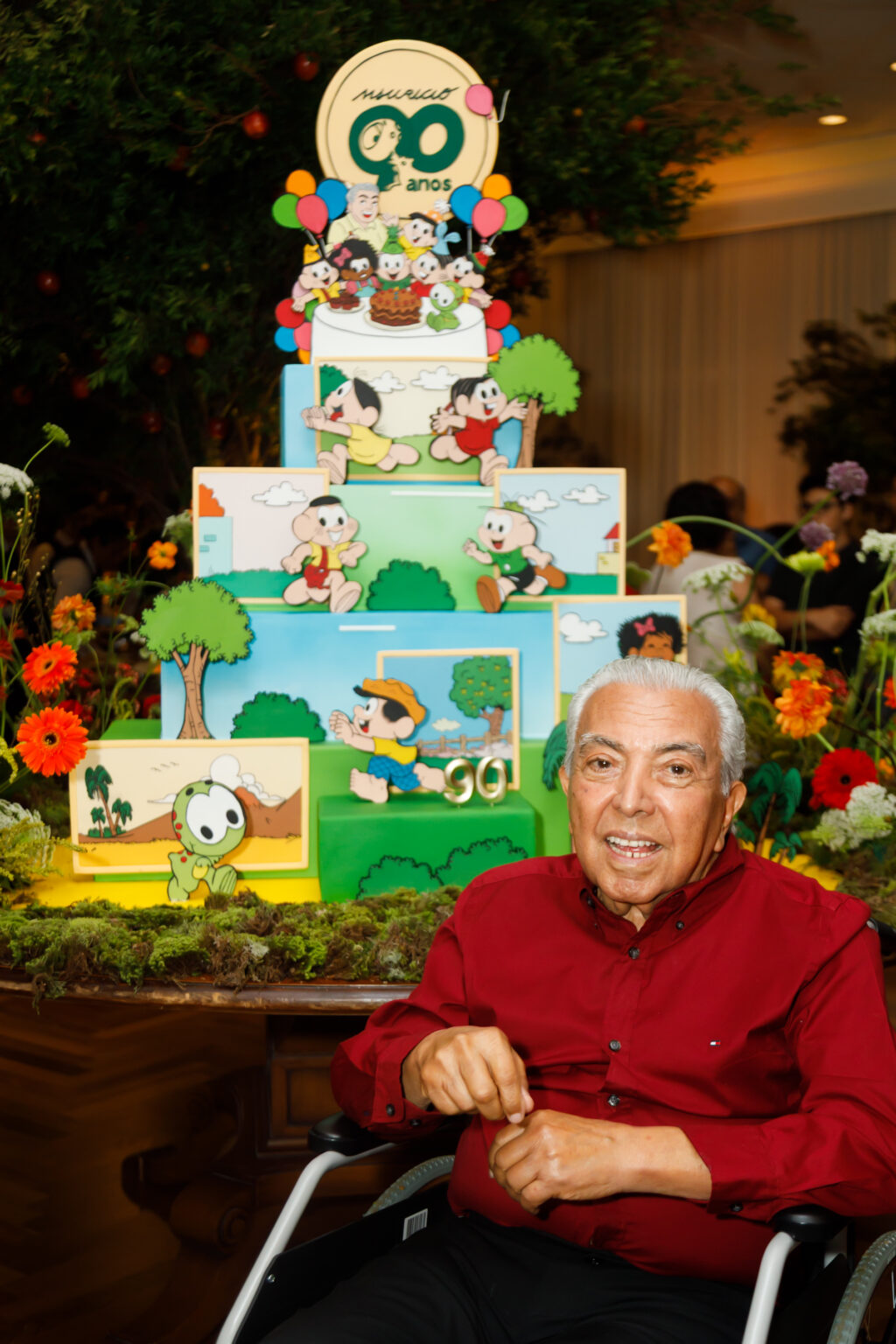 Maurício de Sousa celebra 90 anos e reúne os 9 filhos em festa de ...