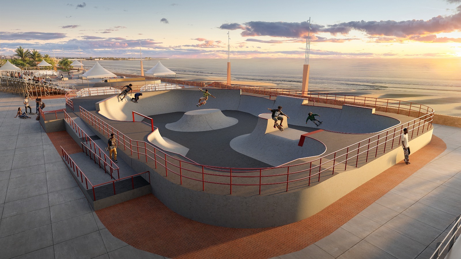 Veja detalhes do skatepark internacional que será construído no ...